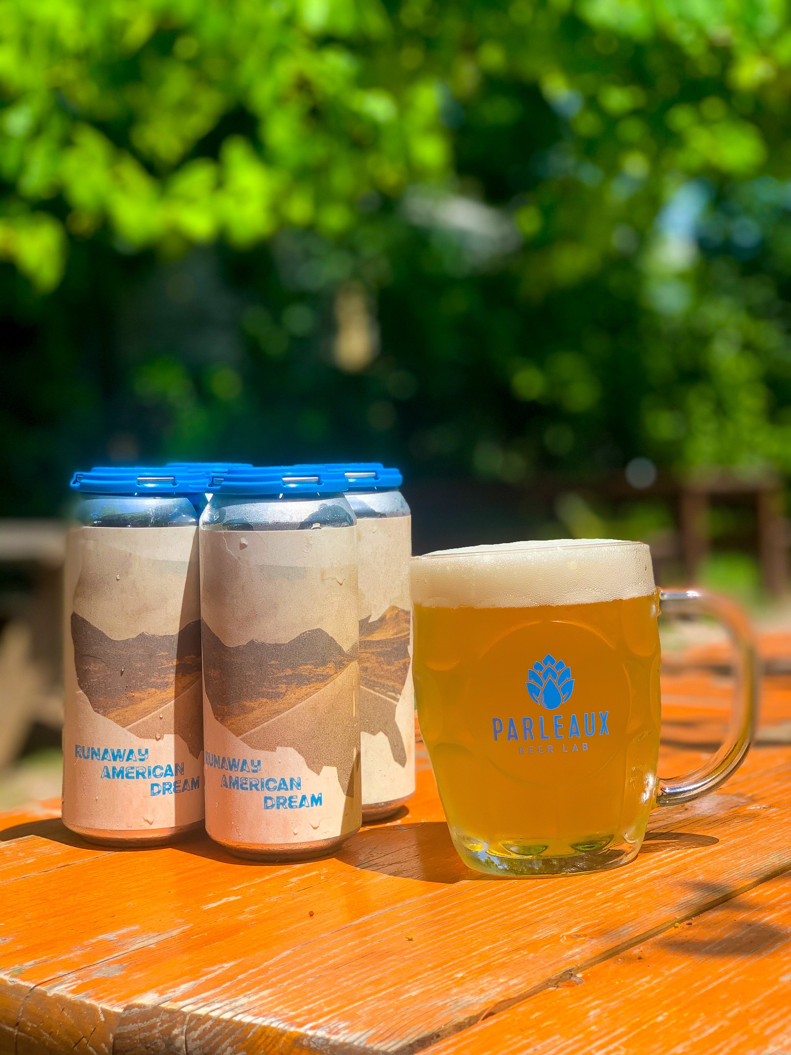 Runaway American Dream American Lager w/ Lemon Zest | Parleaux Beer Lab