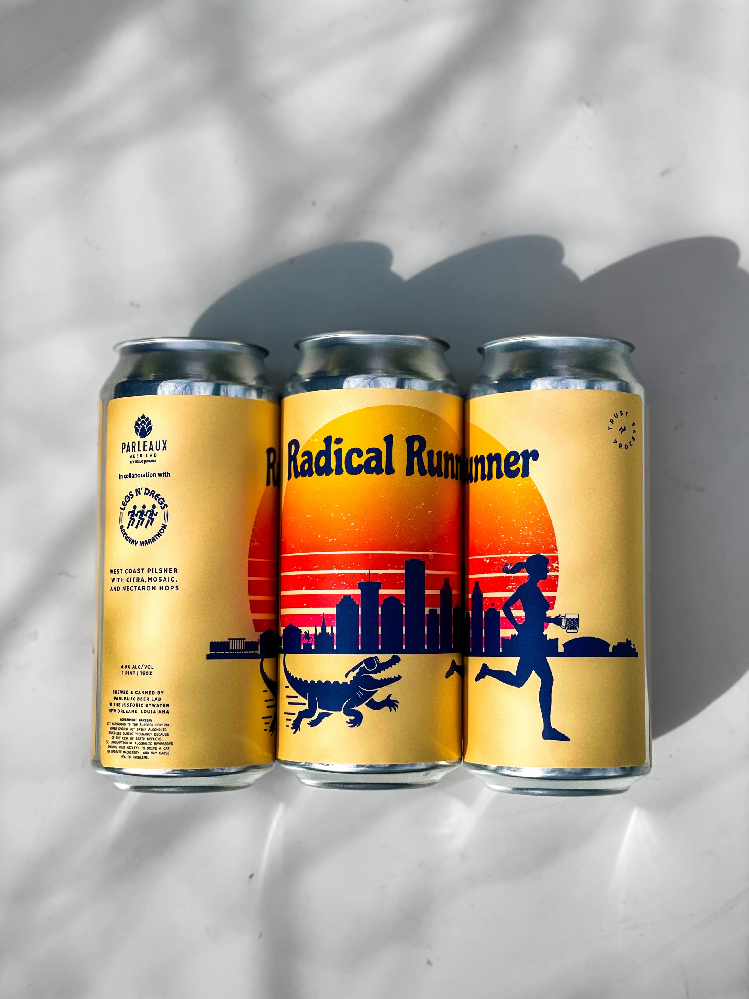 Radical Runner West Coast Pilsner | Parleaux Beer Lab